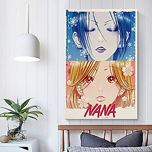 AZRASH Anime Nana Poster Canvas Gifts Wall Art Posters Print Modern Bedroom Decor 12x18inch(30x45cm)