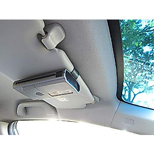 Ramtech Sun Visor Clip Car Mount for Radar Laser Detector, Compatible with Beltronics Express 795 GX65 Pro 100 200 300 500 RX55 RX65 V6 V8 V10 V12 Vector 895 940 955 965 995, SVCM