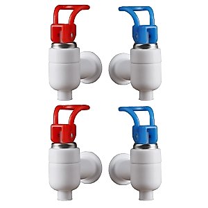 BESPORTBLE 4pcs Water Dispenser Faucet Home Water Cooler Water Cooler Faucet Beverage Lever Pour Water Cooler Spigot Replacemet Dispenser Spout Water Faucet Spigot Manual Inner Wire Plastic