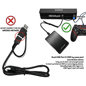 Avolusion M2 Series 2TB USB 3.0 Portable External Gaming Hard Drive (for PS4, Pre-Formatted) M2-BK-2TB-PS - 2 Year Warranty