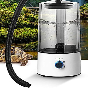 LKEREJOL Reptile Fogger Terrariums Humidifier Fog Machine 4L Large Capacity, Reptile Terrarium for Fogger Lizard Tortoise Amphibians Reptile Humidifier Terrariums with Hose Automatic Reptile Tank