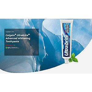 Ultra brite Advanced Whitening Toothpaste Clean Mint 6 oz (Pack of 5)
