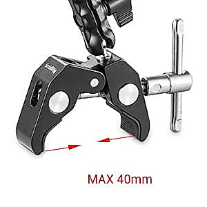 SmallRig Multi-Functional Ballhead Clamp Magic Arm Adapter with Bottom Clamp - 2161