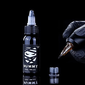 Mummy Tattoo Ink Color Evenly Long Lasting Vibrant and Bright, No Irritation Tattoo Ink(1oz)