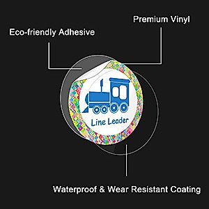 Wisdompro 1-32 Colorful Number Stickers, Line Up Spots/Dots for Classroom, Office (Diameter: 4 inch)