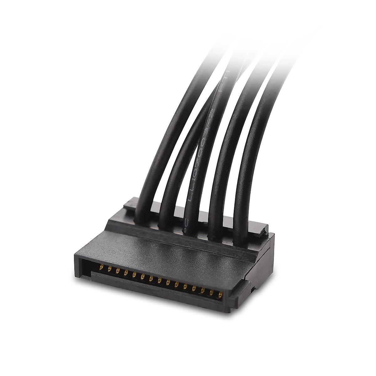 Cable Matters 2-Pack 15 Pin SATA to 4 SATA Power Splitter Cable - 18 Inches