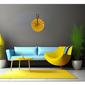 AHIASTRING AFRICAN FOLDING FAN | CHURCH FAN | TV FAN | HAND HELD FOLDING FAN | SUMMER HAND FAN | SPORTS HAND FAN WITH A POUCH (200)