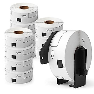 DK-1201 QL-800 Die Cut Address Label Replacement for Brother DK1201 Die-Cut Standard Rolled Address Labels 29mm x 90mm, Use for Brother QL-700 QL-810W QL-820NWB Label Printers, 12 Rolls(400pcs/roll)
