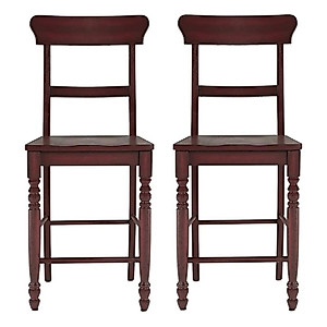 Progressive Furniture Red Savannah Court Set of 2 Counter Chairs