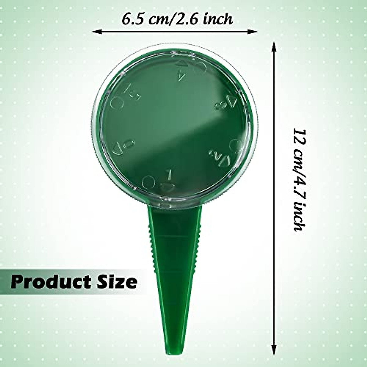 TXIN 2 Pcs Seed Sower, Portable Mini Hand Garden Plant Seed Dispenser Planter Starter Seeder with 5 Different Settings