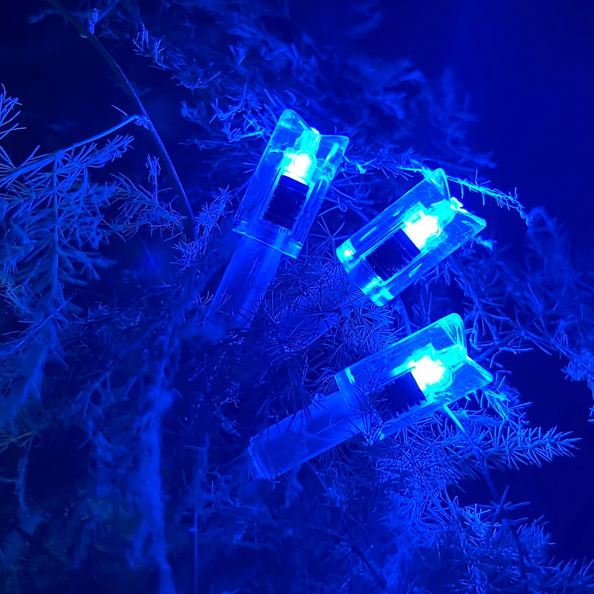 Ellen Archery Lighted Archery Nock Out Crossbow Half Moon Nock with Precision Bushings to Fit The 4 Most Common Carbon Bolts - .285Inch.297Inch .300Inch and .305Inch ID Bolts(Pack of 3) (Blue)