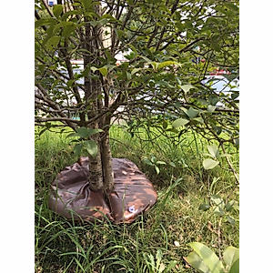 Finnhomy 2 Pack Tree Watering Ring Tree Watering Bag 15 Gallon, Extremely Sturdy PVC Planting Water Bag for Tree and Shrubs, Basic Water Saving Slow Release Root Water System for Tree Drip Irrigation