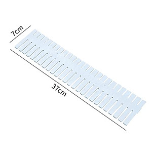 TJLSS Adjustable Plastic Drawer Divider DIY Storage Shelves Household Free Combination Partition Board Space-saving Division Tools ( Color : D )