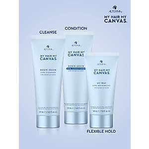 My Hair. My Canvas. Travel and Trial Size Begin Again Vegan Curl Cleanser Enhancing Shampoo for Curly, Coily, and Textured Hair, 1.35 oz