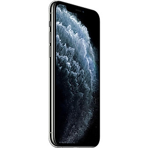 Apple iPhone 11 Pro Max, US Version, 256GB, Silver - Unlocked (Renewed)