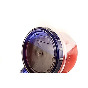 [5 PACK] 16 oz Twist Top Storage Deli Containers - Airtight Reusable Plastic Food Storage Canisters with Twist & Seal Lids, Leak-Proof - Meal Prep, Lunch, Togo, Stackable, BPA-Free Snack Containers