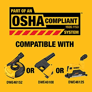 DEWALT Angle Grinder Tool, 4-1/2-Inch to 6-Inch, Trigger Switch (DWE43116), Black,yellow,grey