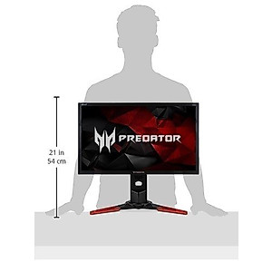 Acer Predator XB241H Bmipr 24-Inch Full HD 1920x1080 NVIDIA G-Sync Display, 144Hz, 2 x 2w speakers, HDMI & DP