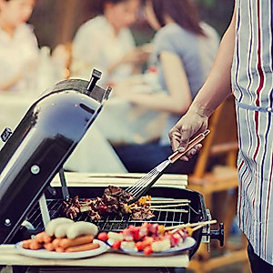 Slotted Spatula Flexible Stainless Steel Spatula with Silicone Top Soft Edge Slotted Spatula Turner with Golden Handle (2, Black)