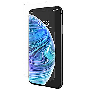 ZAGG InvisibleShield Glass+ Screen Protector – High-definition Tempered Glass for the Apple iPhone XS/ X – Impact & Scratch Protection