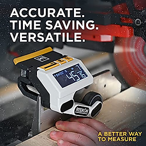 REEKON M1 Caliber Measuring Tool for Miter Saws – Eliminates Need to Measure & Mark Materials, Reduces Cut Time and Increases Safety, Measures Flat & Round Materials