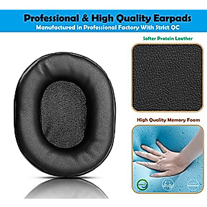 DowiTech Professional Headphone Ear Pads Headset Replacement Earpads Compatible with Audio-Technica ATH-AX3iS Headset Headphones