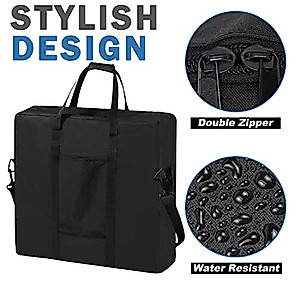 Rilime Solar Panel Storage Bag Compatible with Jackery Solar Panel 60 Watt,Solar Panel Bag Solar Panel Carrying Case with Pocket