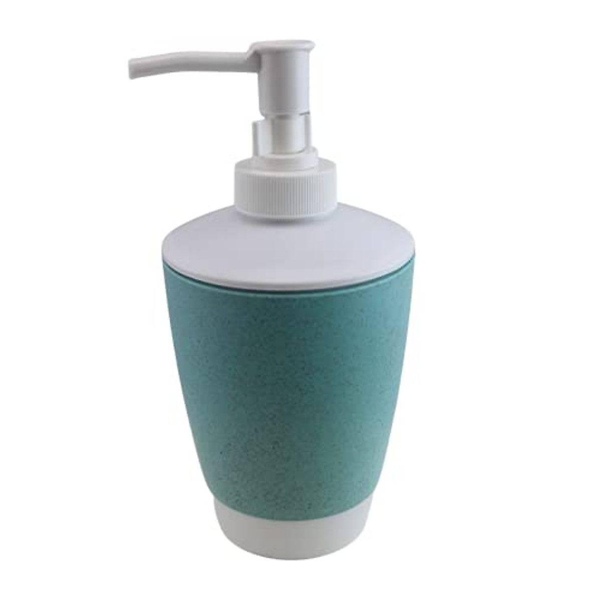 Bathroom Accessories Set 4 Piece Accesorios para Baños Soap Dispenser, Soap Dish, Tumble, Toothpaste-Toothbrush Holder (Teal)