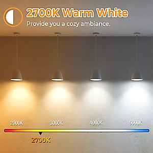 Brightever 4-Pack Vintage LED Edison Bulbs 60W Equivalent, 6W ST58 2700K Warm White Antique LED Filament Bulbs, E26 Medium Base, Clear Glass Style for Home and Commercial, Non-dimmable