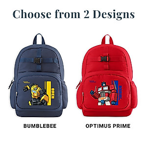 Let's Make Memories Personalized Backpack with Lunch Box (Optional) - TRANSFORMERS - Red - Optimus Prime