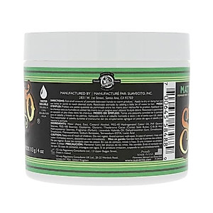 Suavecito Pomade Matte (No Shine) Formula 4 oz, 1 Pack - Medium Hold Hair Pomade For Men - Matte Hair Paste For Natural Texture Hairstyles