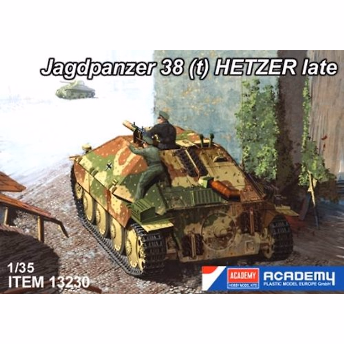 Academy Jagdpanzer 38(t) Hetzer Late Version Military Land Vehicle Model Building Kit