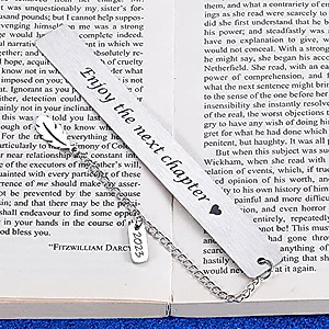 Bookmark for Book Lover 2023 Retirement Gifts for Women Men Coworker Boss Graduation Gifts for Her Him Christmas Stocking Stuffers for Teen Boys Girls Kid Birthday Anniversary Wedding Valentines Gift