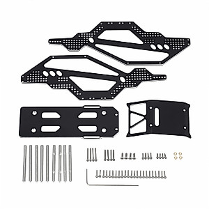 DKKY Aluminium Alloy Upgrade Chassis Frame Body Kit Replacement Parts for 1/24 Axial SCX24 90081 RC Rock Crawler Accessories Parts