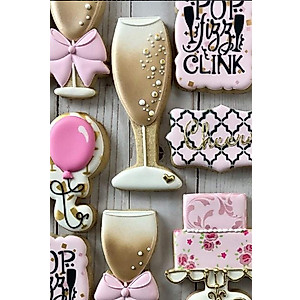 Champagne Glass Cookie Cutter, 4.25" Made in USA by Ann Clark