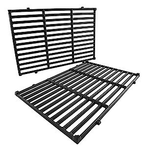 MixRBBQ 19.5 inch Grill Grate Replacement Parts for Weber Genesis 300 S310 S320 S330 E310 E320 E330 EP310 EP320 EP330 Gas Grills, Cast Iron Cooking Grates Replacement Parts for Weber 7524, 7528