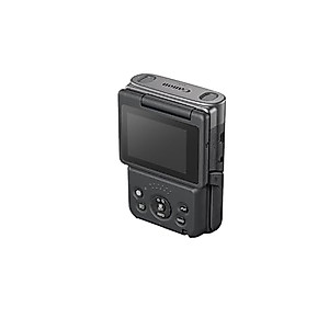 Canon PowerShot V10 Vlog Camera for Content Creators, 19mm Wide-Angle Lens, 1" CMOS sensor, 4K Video, Face-tracking, Built-in Microphone, Image Stabilization, Webcam, Live Streaming, Silver