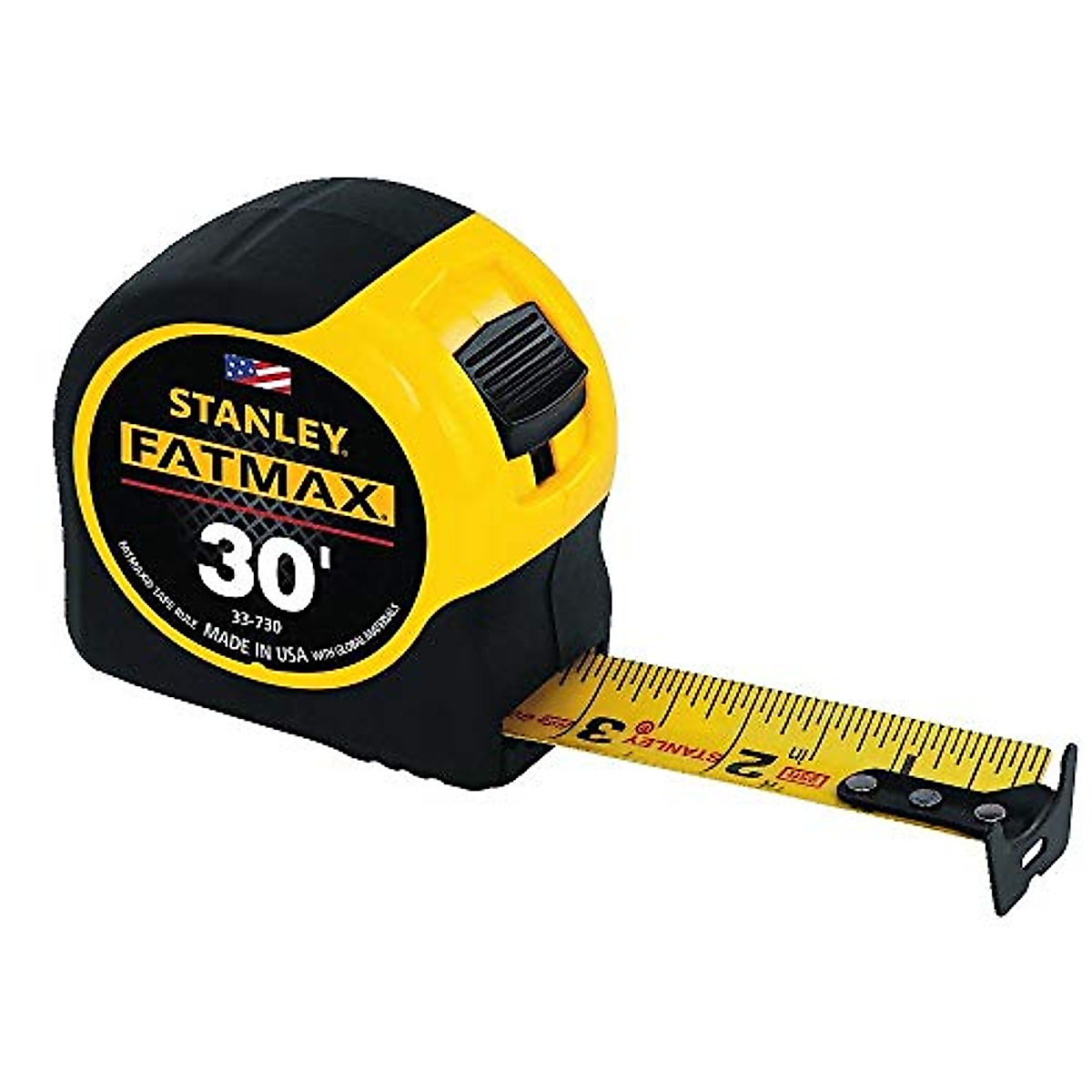 Stanley Tools 33-730 30-Foot-by-1-1/4-Inch FatMax Measuring Tape (3, 30-Feet)