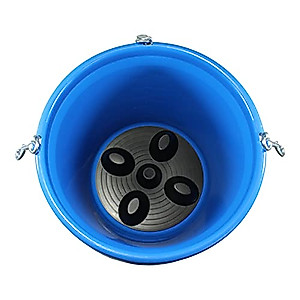 Drop 'N' Slow® Patented Portable Equine Slow Feeder Insert Designed to Reduce Choke, Curb Bad Eating Habits and Promote Healthy Digestion in Horses - Fits 12 Inch Round Feed Tubs