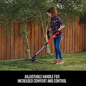CRAFTSMAN V20 WEEDWACKER Cordless String Trimmer, 13”, Adjustable Pole Length, 2-Speed Control, Spool Included (CMCST900D1)