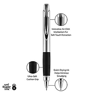 uni-ball® Jetstream Premier Roller Ball Pen,Black, Sold as 1 Each