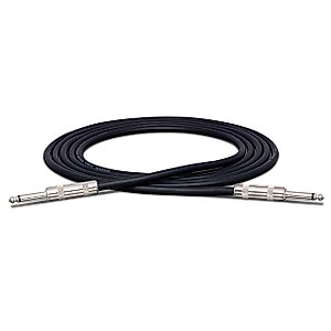 Hosa SKJ-610 1/4" TS to 1/4" TS Speaker Cable, 10 Feet, Black