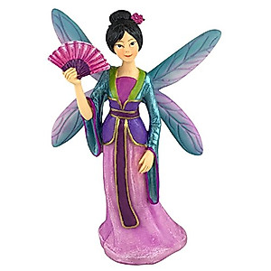 GlitZGlam Fairy Kai The Beautiful Asia Miniature Fairy for Your Fairy Garden/Miniature Garden