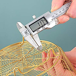 QIBOORUN Fruit Basket Bowl Stainless Steel Fruit Storage Basket Wire Bowl for kitchen with Bread Vegetables , Sleek Design With Sturdy Steel Construction -Rainbow