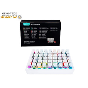 TORC Extra Fine Glitter Set, 54 Colors 19 oz, Holographic Glitter for Crafts Tumblers Slime Nails Art Cosmetic Festival Decor