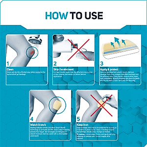 Care Science Hydrocolloid, Large, 2.3 in x 3 in, 4CT | 100% Waterproof Seal Promotes Up to 2X Faster Healing, Reduces Scarring, Drug-Free Pain Relief