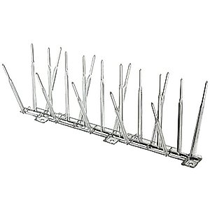 Bird B Gone Plastic Bird Spikes - 20 ft L x 5 in W - Clear