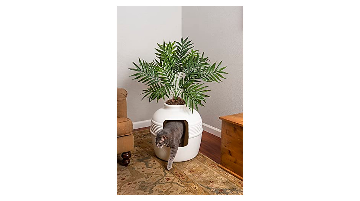 Good Pet Stuff, The Original Hidden Litter Box, Artificial Plants ...