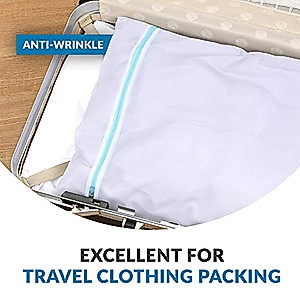 2 Pack Garment Bags for Laundry – Huge XXL Extra Large Oversized –– Bra Bag for Washing Machine - Sock Laundry Bag for Washing Machine – Mesh Laundry Bags for Delicates.