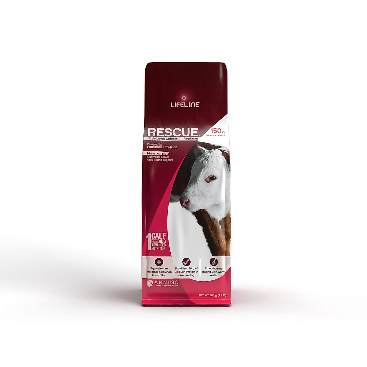 LIFELINE Rescue 150g Colostrum Replacer Baby Calves 1.1lb Natural Flavor